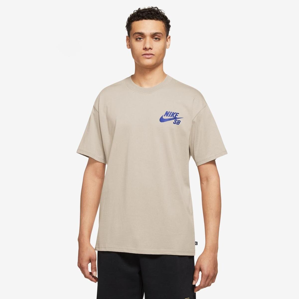 Camiseta Nike SB Masculina - Bege+Azul | Netshoes