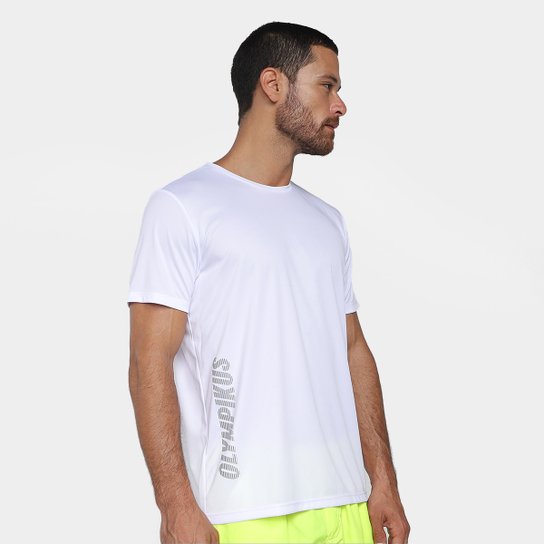 Camiseta Olympikus Basic Logo Masculina - Branco | Netshoes