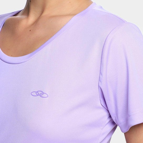 Camiseta Olympikus Essential Feminina - Lilás | Netshoes