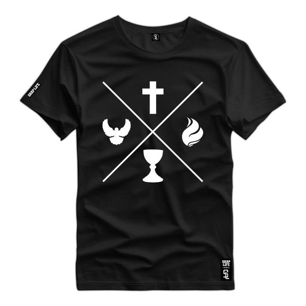 Camiseta Personalizada Estampada T-Shirt - 3227 - Preto | Netshoes