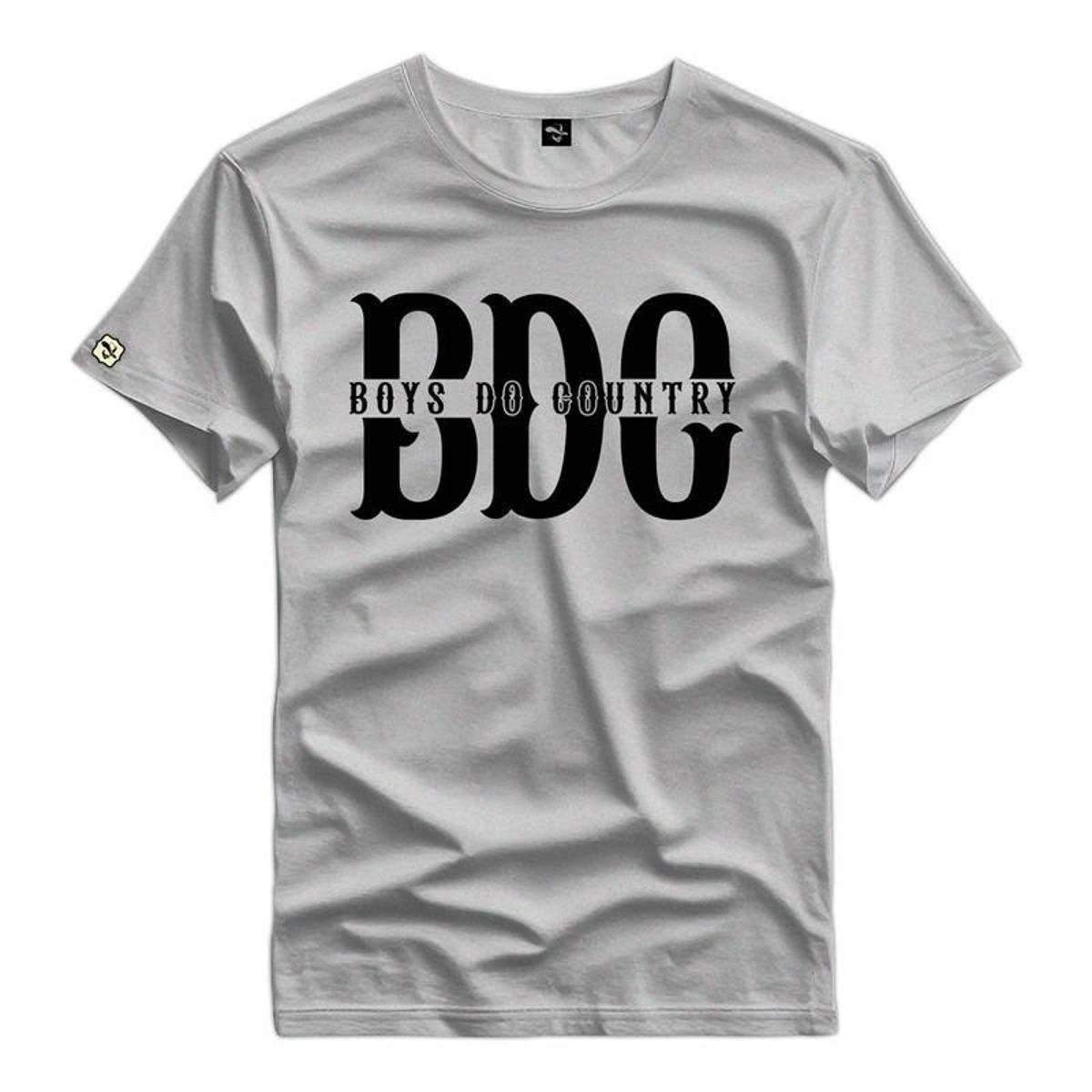 Camiseta Personalizada T-Shirt Boys do Country - 207 - Cinza | Netshoes