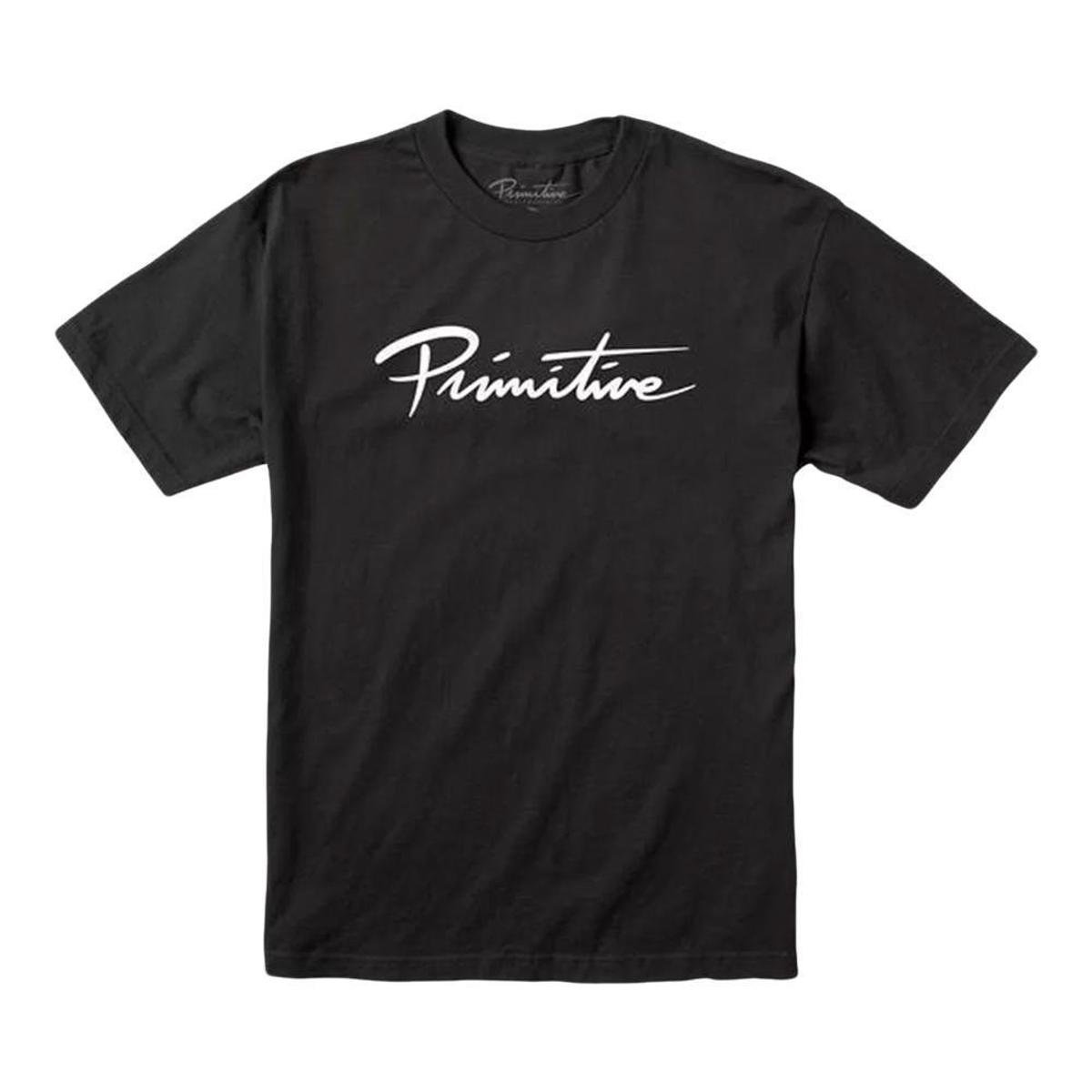 Camiseta Primitive Nuevo Script Preta - Preto | Netshoes