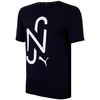 Camiseta Puma Njr Goal Casuals Masculina - Preto | Netshoes