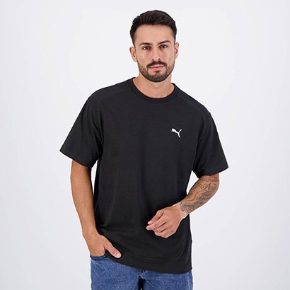 Camiseta Puma Radical Masculina - Preto | Netshoes