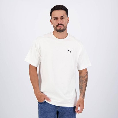 Camiseta Puma Radical Masculina - Branco | Netshoes
