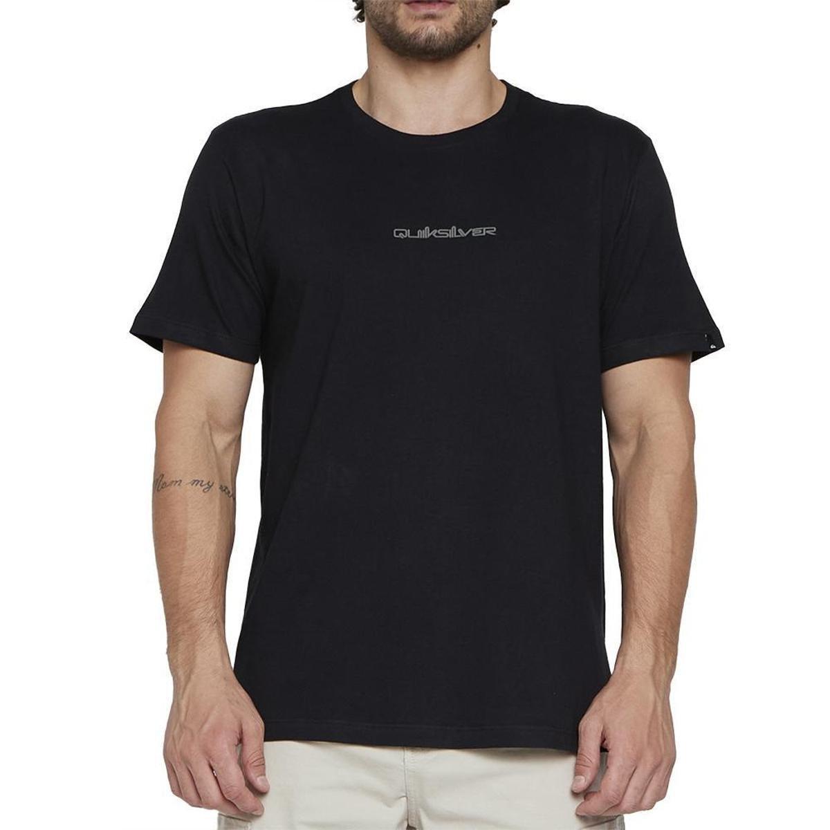 Camiseta Quiksilver Mini Omni SM25 Masculina - Preto | Netshoes