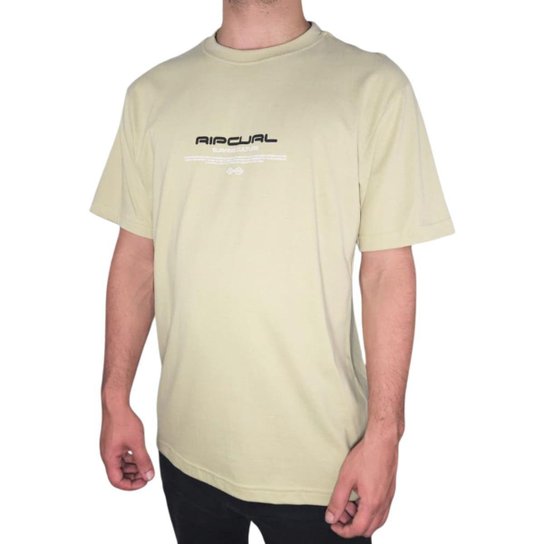 Camiseta Rip Curl Slant Bottom Sand Dune - Bege | Netshoes