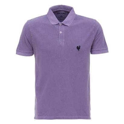 Camiseta Roxa Masculina Gola Polo Made In Mato 28 - Roxo | Netshoes