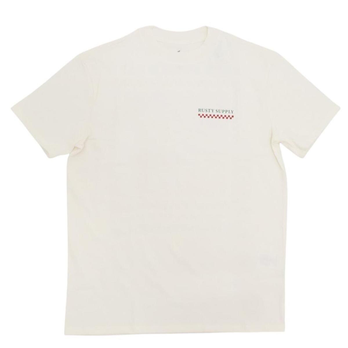 Camiseta Rusty Especial Slice Day - Creme (Off White) - Creme | Netshoes