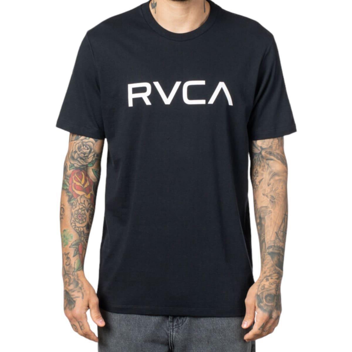 Camiseta RVCA Big Masculina - Preto | Netshoes