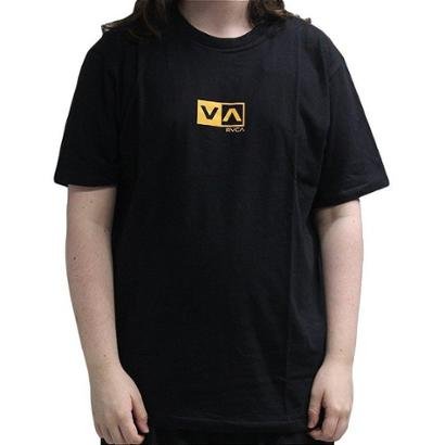 Camiseta RVCA Mini Balance Box WT26 Masculina - Preto | Netshoes