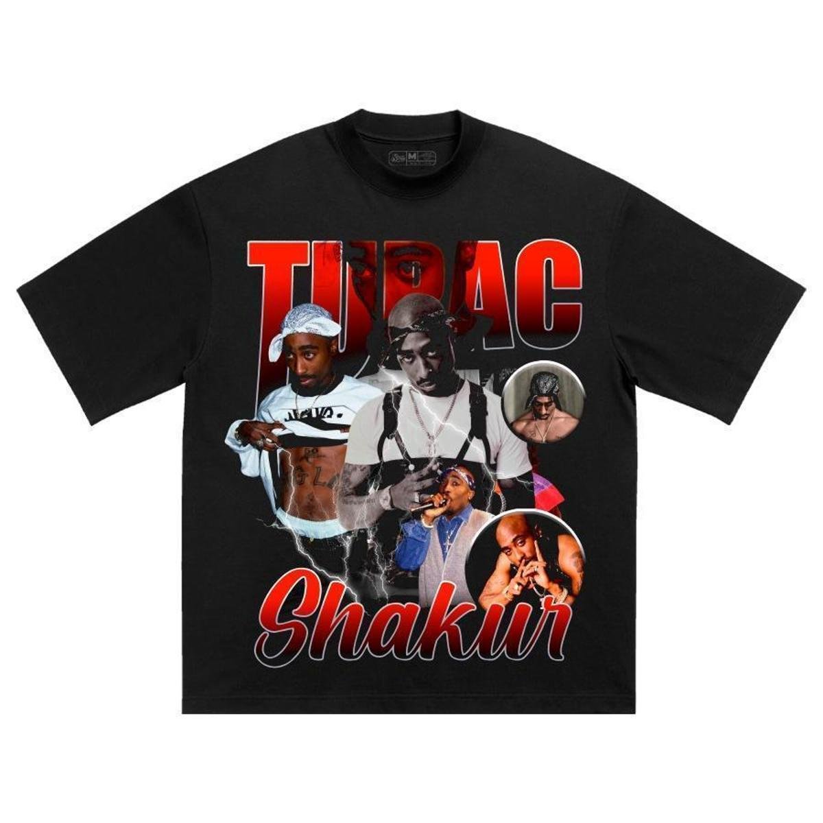 Camiseta Skull Clothing Tupac Bootleg II Masculina - Preto | Netshoes