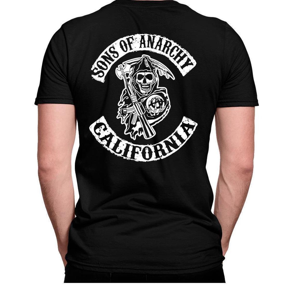 Camiseta T-Shirt Samcro Sam Crow Motorcycle Club Redwood - Preto | Netshoes