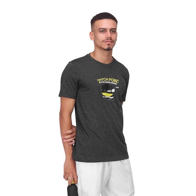 Camiseta Titan Match Point Mescla - Cinza | Netshoes