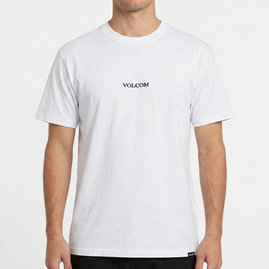 Camiseta Volcom Volcom Stone SM26 Masculina - Branco | Netshoes