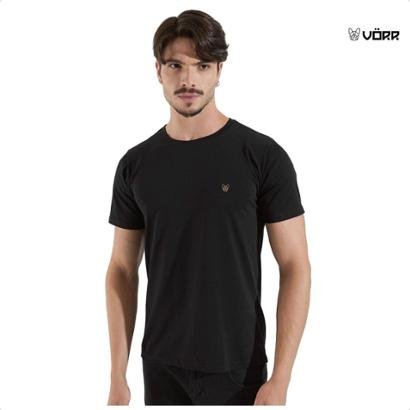 Camiseta Vorr Pima Flow Masculina - Preto | Netshoes
