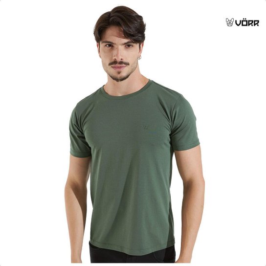 Camiseta Vorr Pima Flow Masculina - Verde | Netshoes
