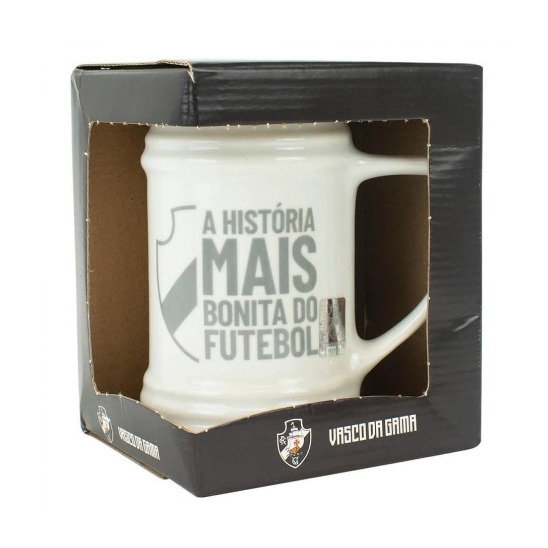 Caneca Branca 500ml - Vasco - Única | Netshoes
