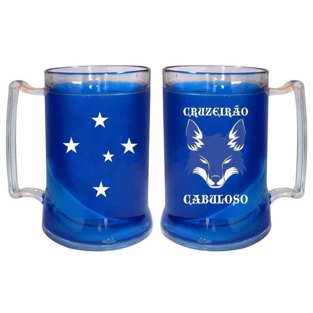 Caneca Chopp Gel Cruzeirão Cabuloso - Preto | Netshoes