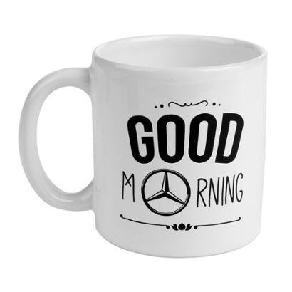 Caneca Good morning Mercedesbenz - Branco | Netshoes
