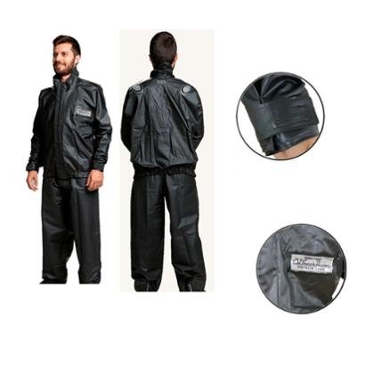 Capa Roupa Chuva Califórnia Racing Jaqueta Calça PVC - Preto | Netshoes