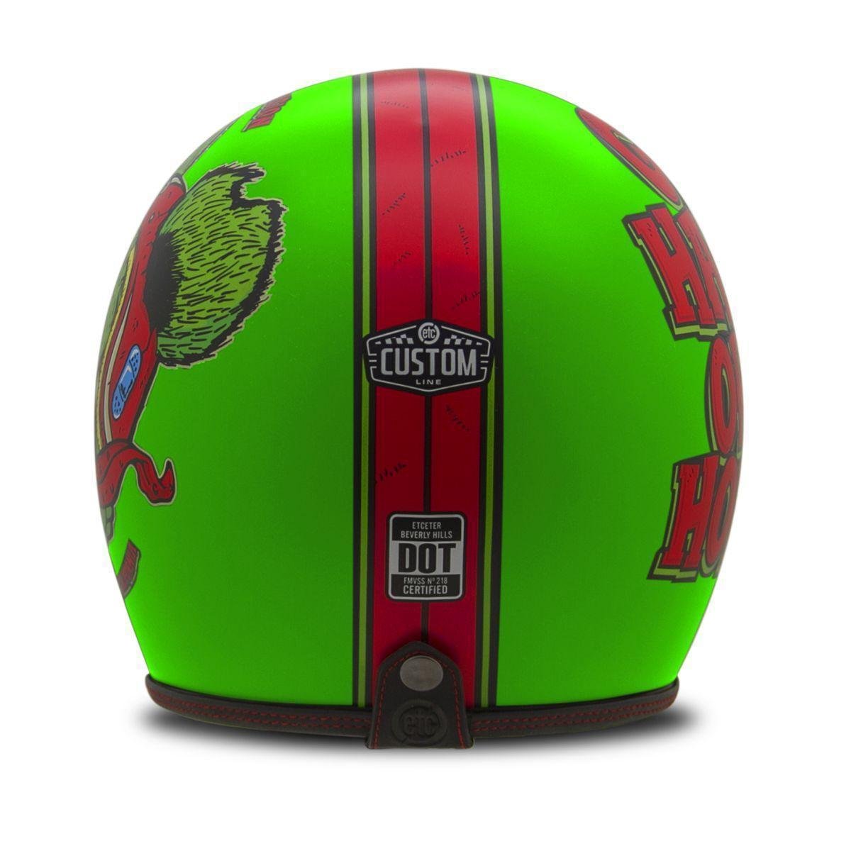 Capacete Aberto Custom Psycho Rat Retrô Vintage Chopper Clássico ...