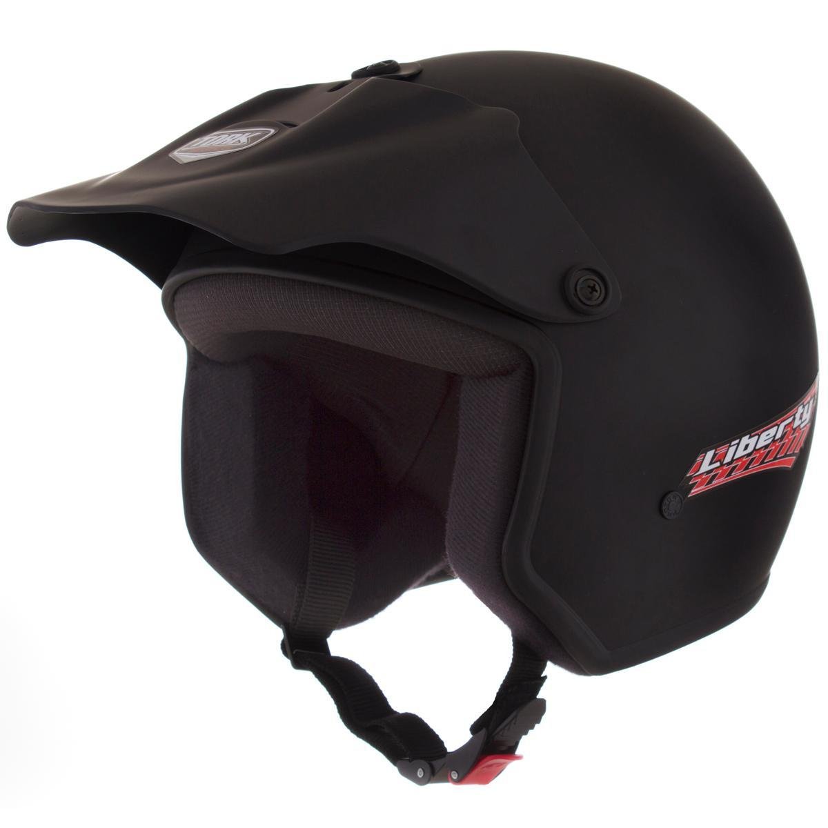Capacete Moto Aberto Pro Tork Liberty - Preto | Netshoes
