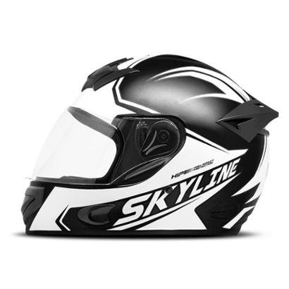 Capacete Moto Fechado Mixs MX2 Skyline Fosco - Preto | Netshoes