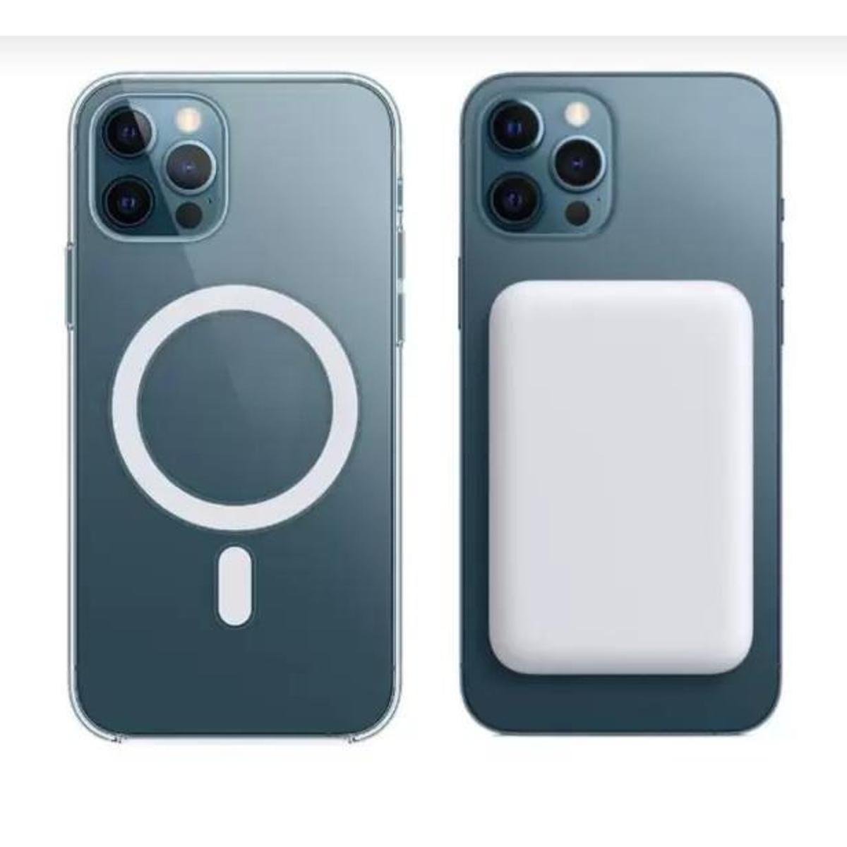 Capinha Magnética Para iPhone Carregar Indução Todos Modelos ...