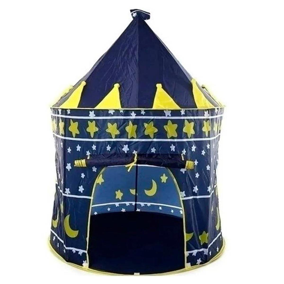 CASTELO BARRACA INFANTIL DOBRÁVEL TOCA CASINHA - Azul | Netshoes