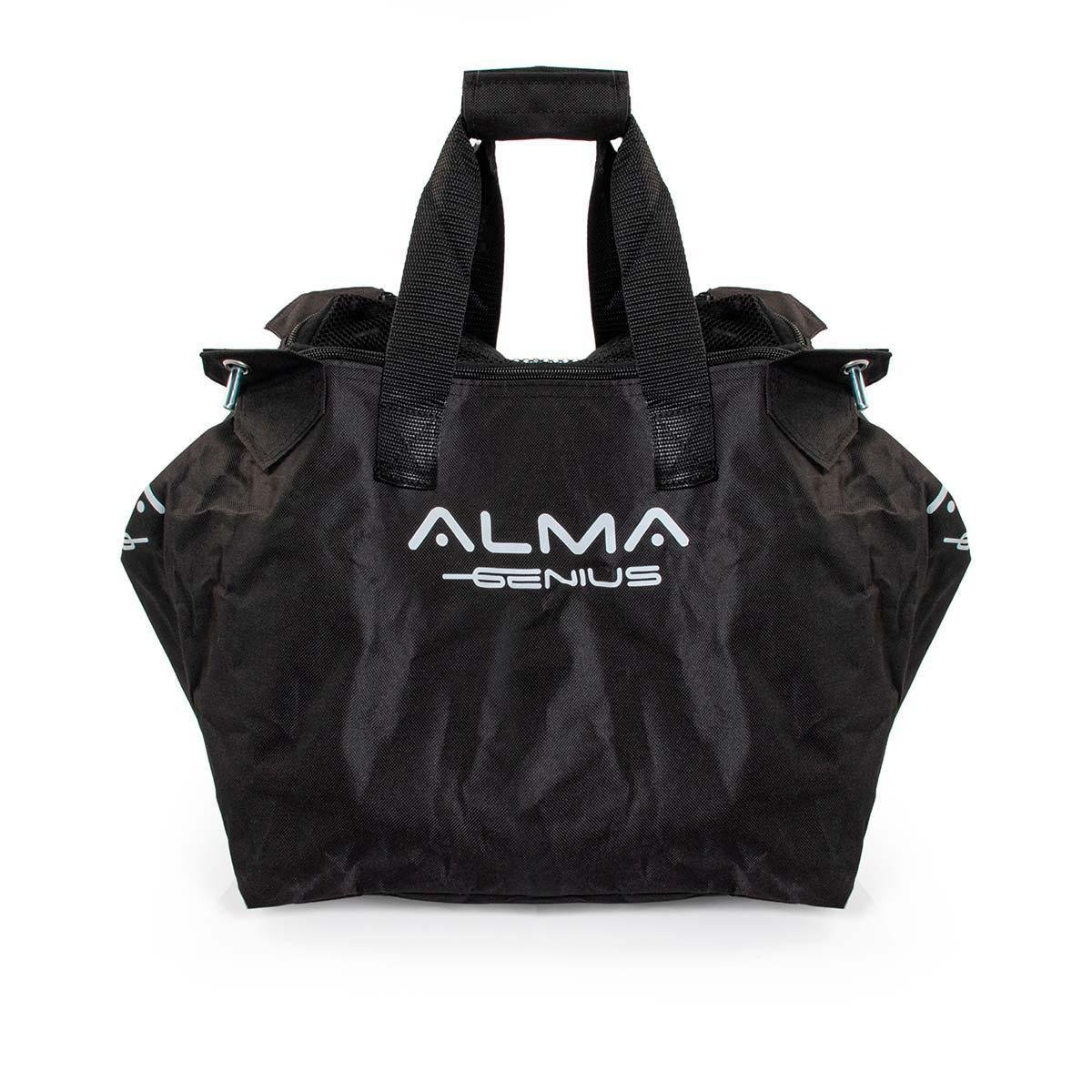 Cesto para Bolas de Beach Tennis com Rodas Alma Genius - Preto | Netshoes