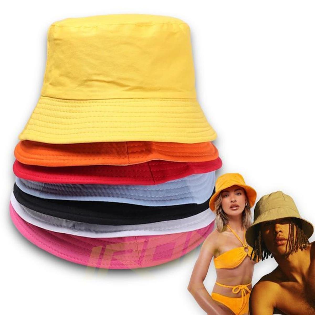 Chapéu Boné Bucket Feminino Masculino Proteção ADULTO PESCADOR 320 ...