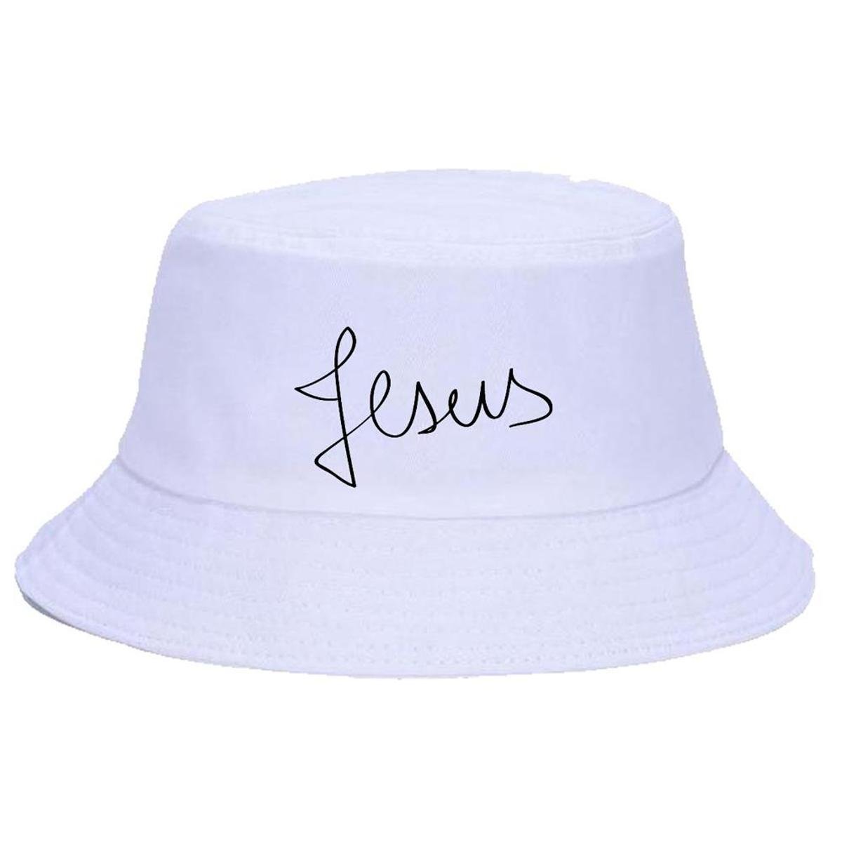Chapéu Bucket Hat Jesus - Branco | Netshoes