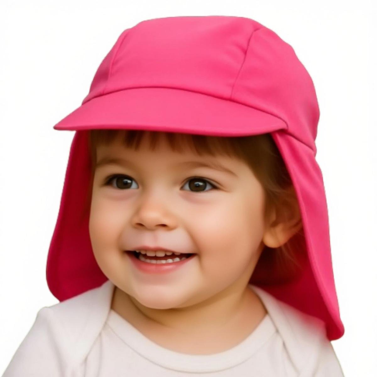 Chapéu Infantil Boné Praia Bebê Proteção UV Solar NUCA 261 - Rosa ...