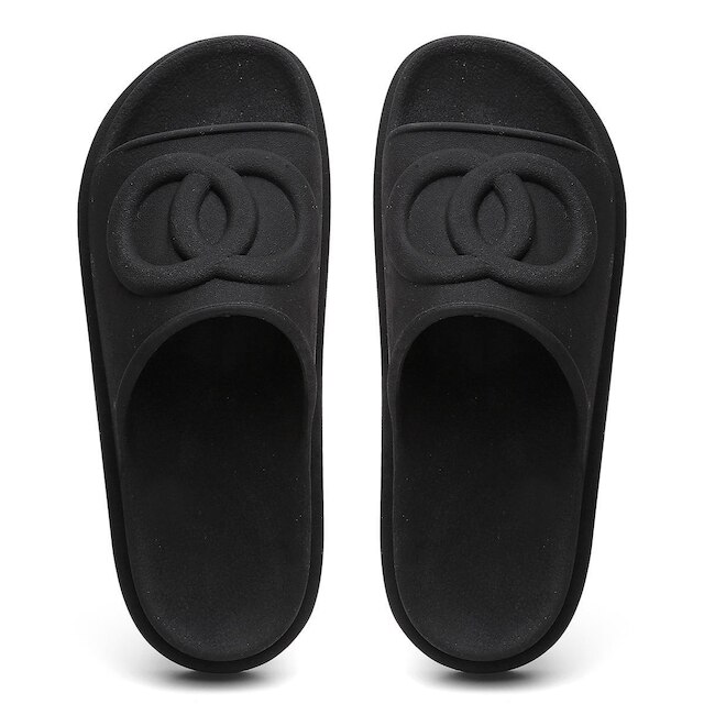 Chinela Nuvem Conforto e Design Moderno para Seu Dia a Dia - Preto ...