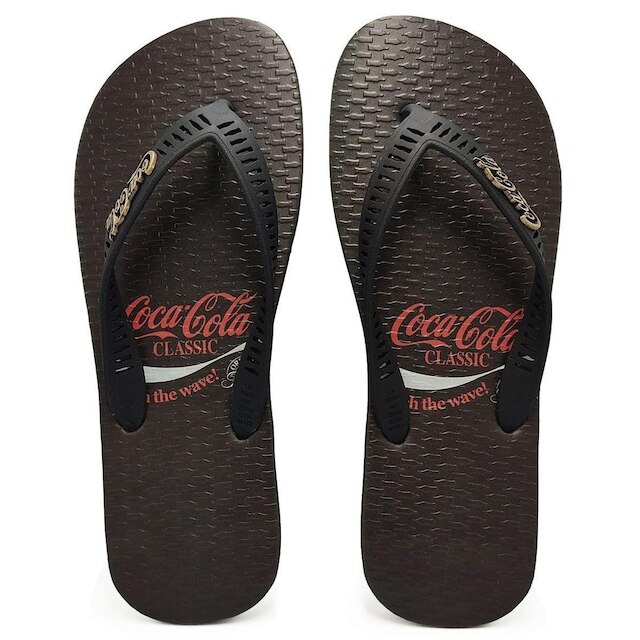 Chinelo Coca Cola Masculino Sandália Hays Preto Clássica CC4075 - Preto ...
