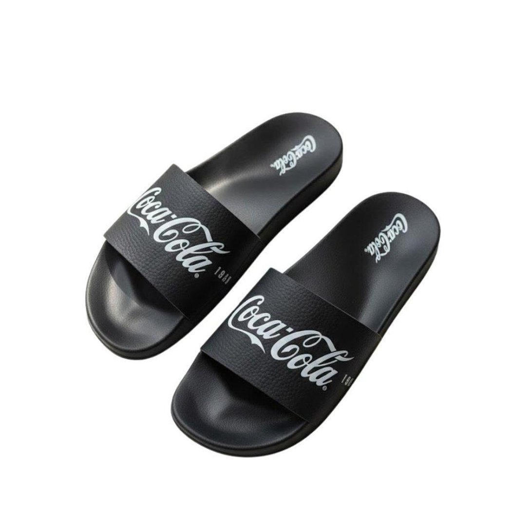 Chinelo Coca Cola Slide 1886 Masculino - Preto | Netshoes