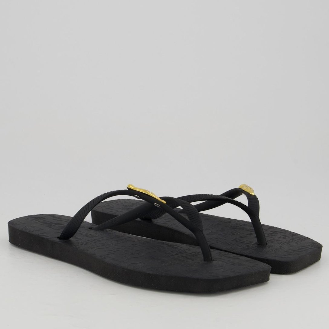 Chinelo Coca Cola Square Feminino Preto - Preto | Netshoes