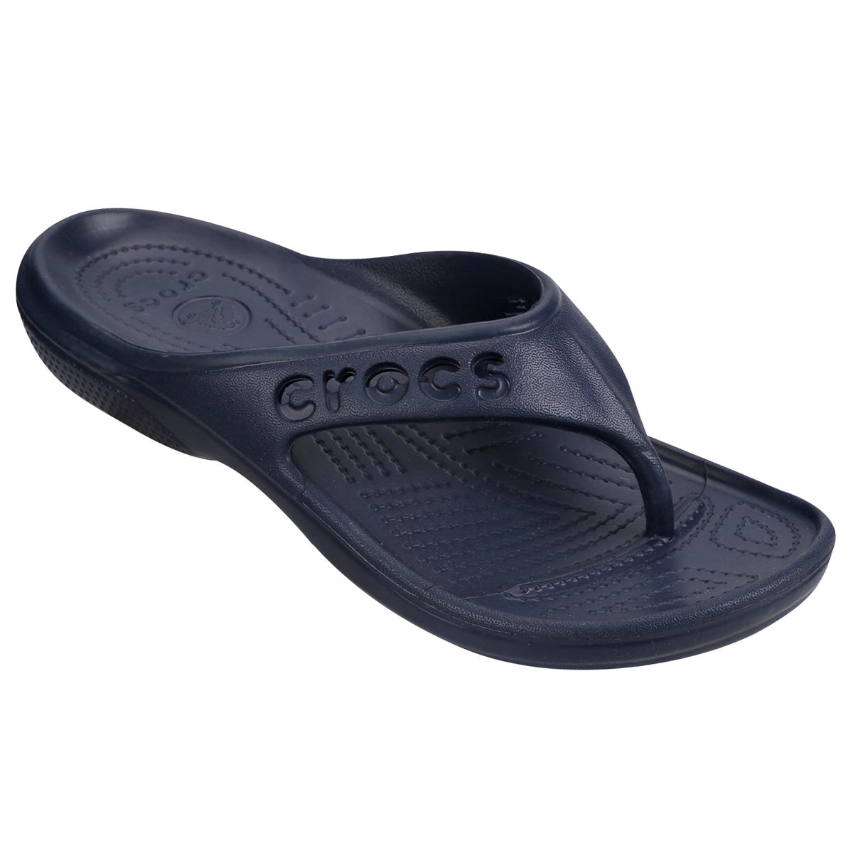 Chinelo Crocs Baya Flip - Azul Escuro | Netshoes
