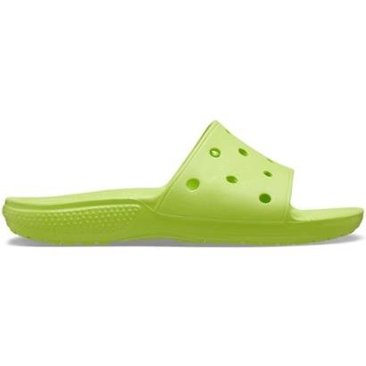 Chinelo crocs classic slide limeade - Verde | Netshoes