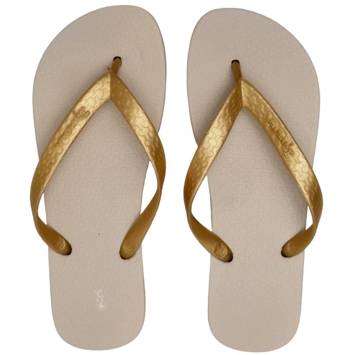Chinelo de Dedo Feminino Ipanema Classica 06466 - Dourado | Netshoes