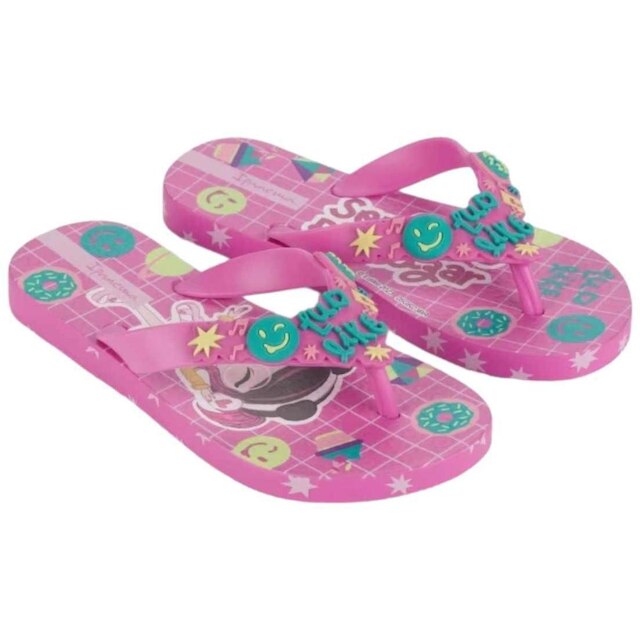 Chinelo de Dedo Ipanema Menina Luluca Amor 26853 - Lilás | Netshoes