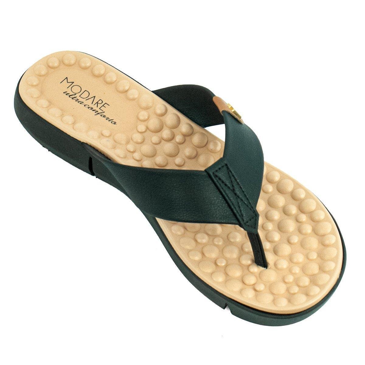 Chinelo Feminino Modare Ultra Conforto Preto - Preto | Netshoes