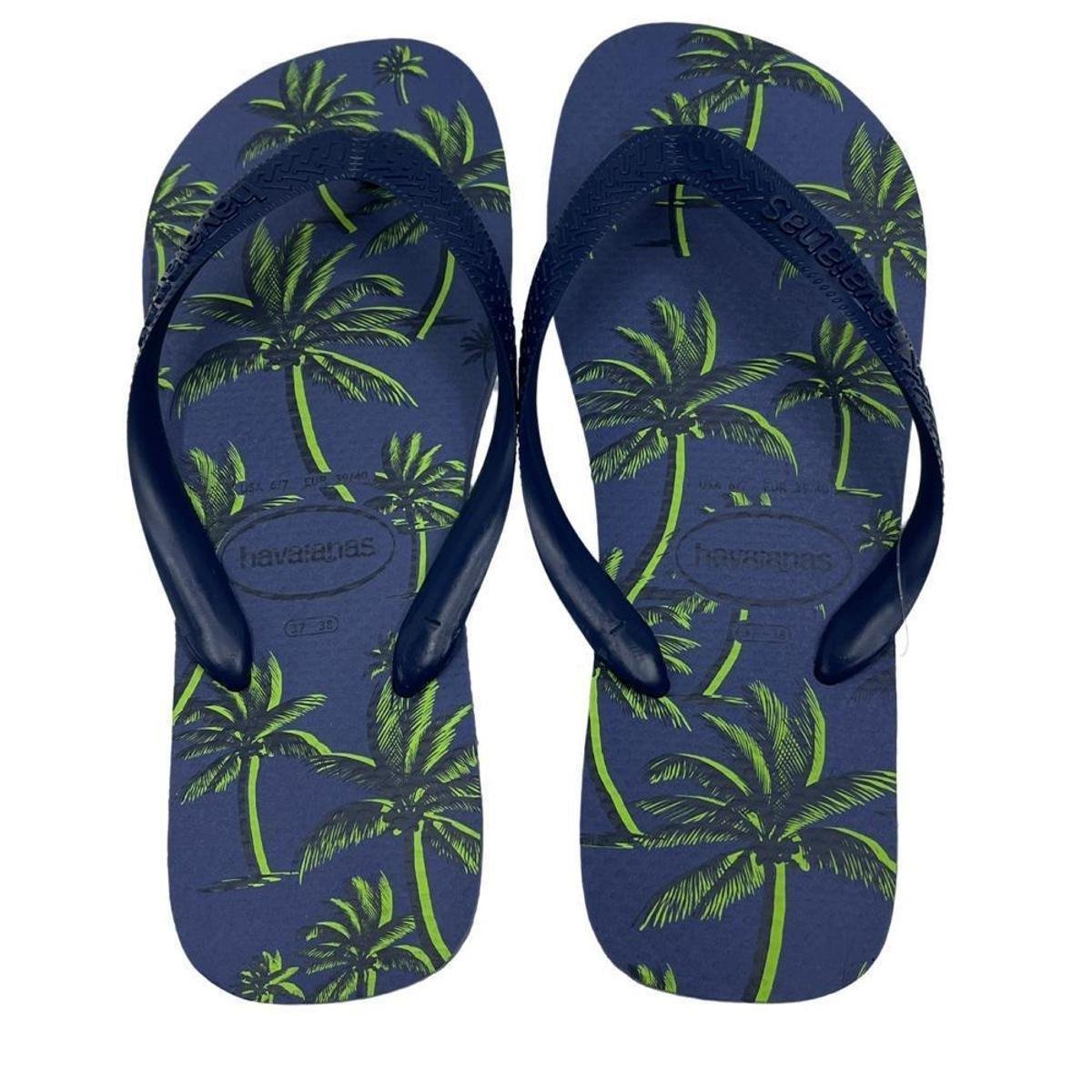 Chinelo Havaianas Aloha Masculino - Marinho | Netshoes