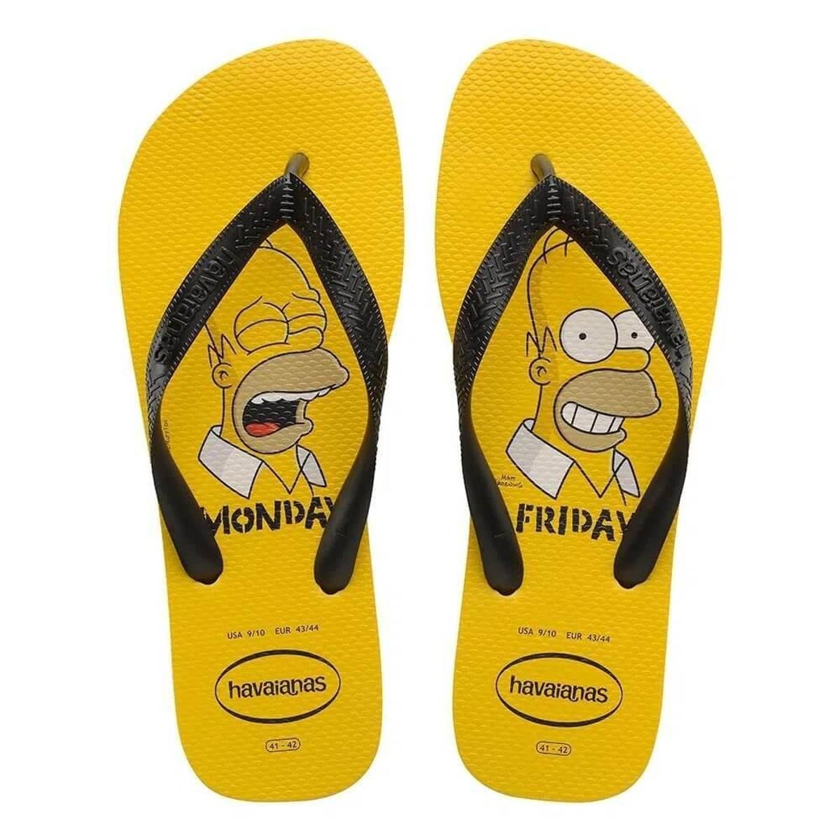 Chinelo Simpsons, Havaianas, Adulto Unissex em Promoção no Oferta Esperta