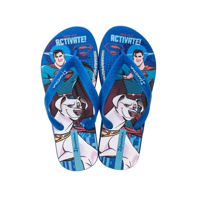 Chinelo Infantil Grendene Kids Ipanema Super Pets Menino - Azul | Netshoes