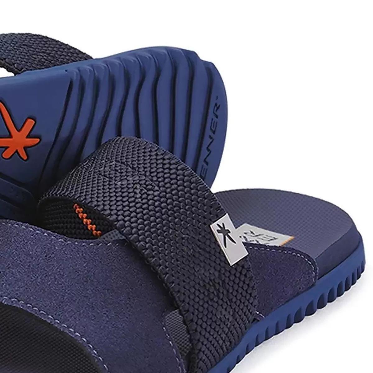 Chinelo Kenner Kasual Slide Suede Masculino - Azul - 40 - Azul | Netshoes