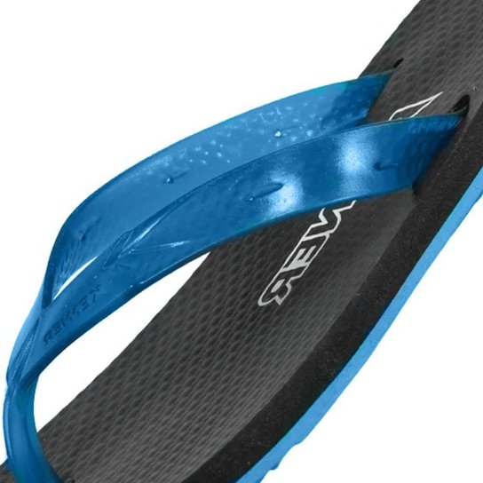 Chinelo Masculino Kenner DGX Summer Laranja 35 - Preto+Azul claro | Netshoes