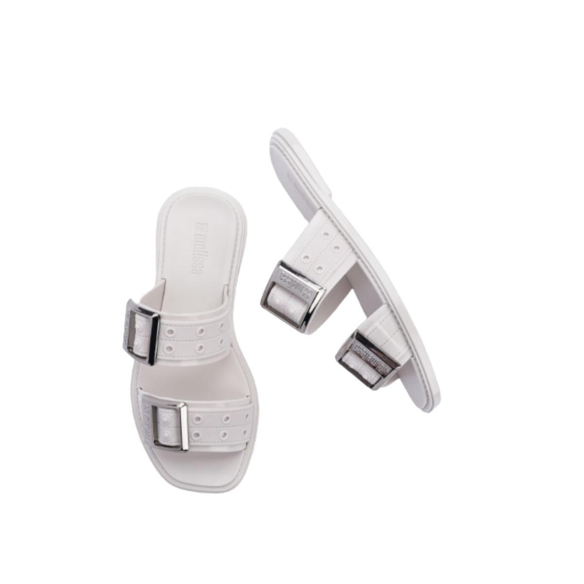 CHINELO MELISSA LADYLIKE SLIDE AD 37800 - Branco | Netshoes