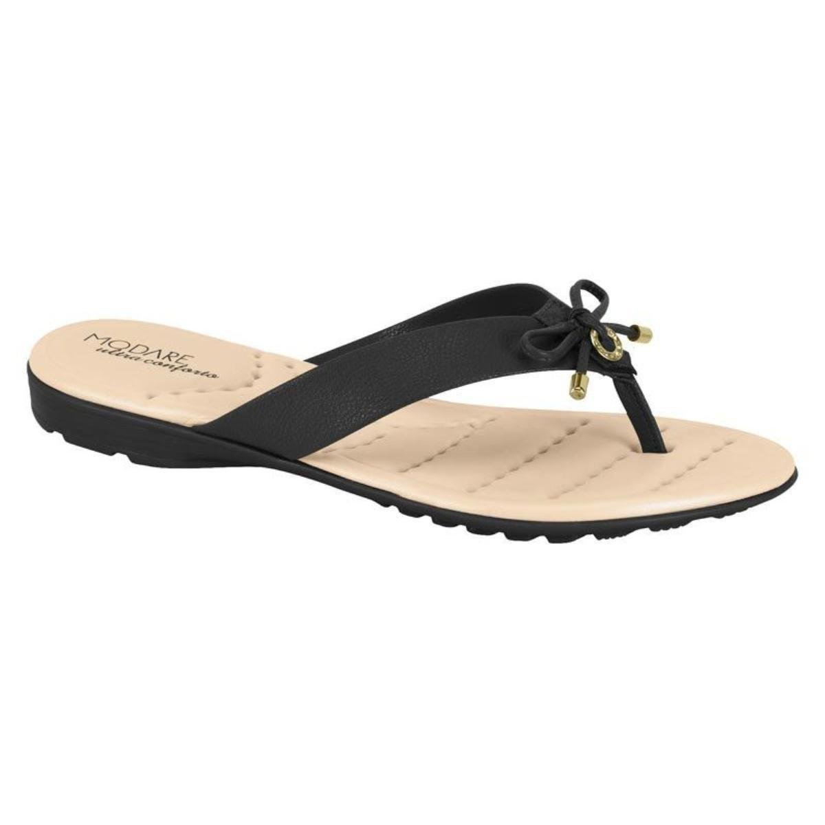 Chinelo Modare Ultraconforto Feminino - Preto | Netshoes